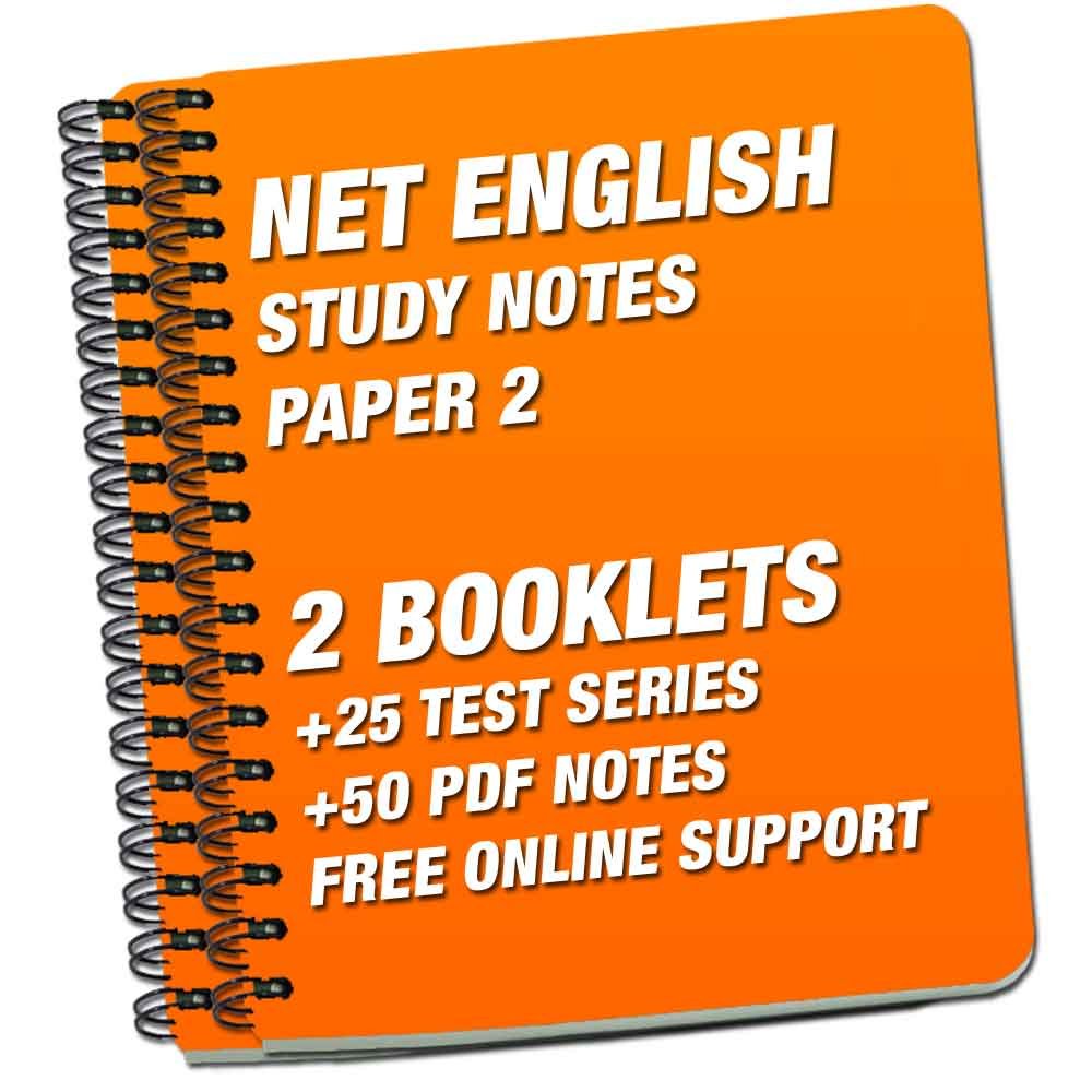 UGC NET English Literature Notes Paper 2 - 7th Edition (August 2021)